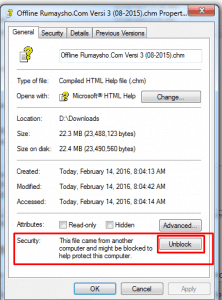 Mengatasi File CHM Tidak Bisa Dibuka - islamdownload